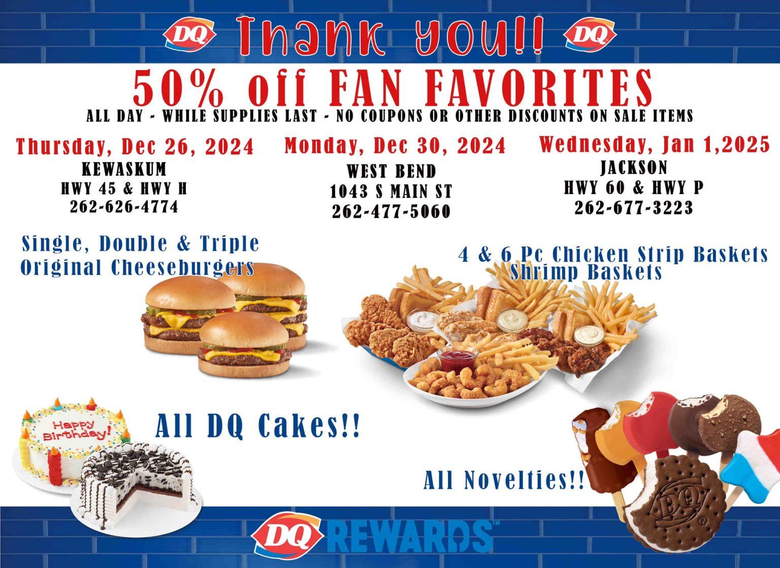 WHY DAIRY QUEEN FULL MENU updated 7 price lists